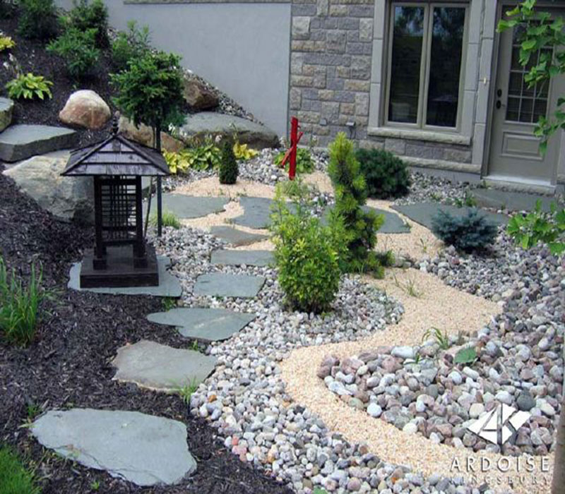 Pas chinois | Ardoise verte