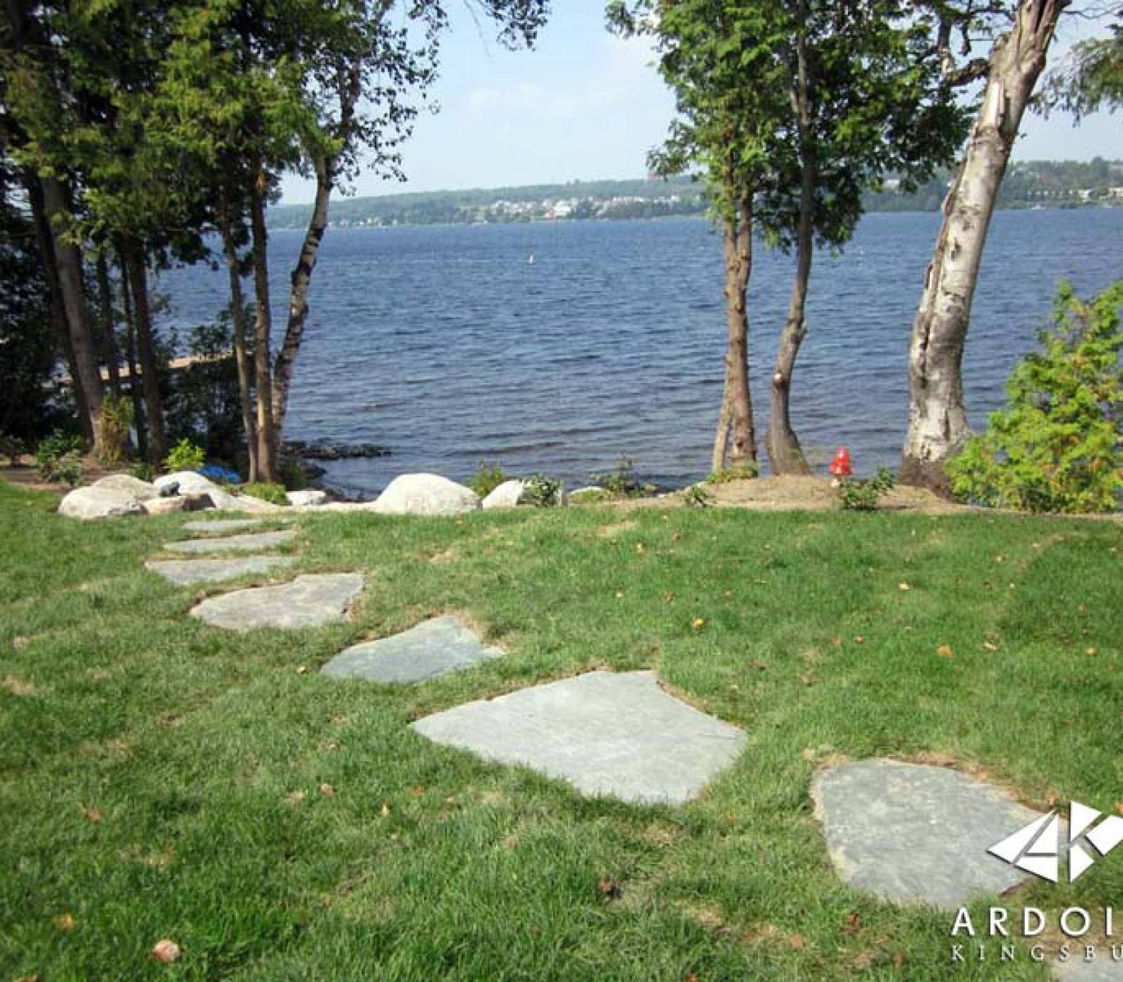 Pas chinois | Ardoise verte